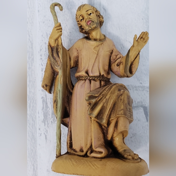 Fontanini | Holiday | Vintageroman Fontanini Depicting Joseph Kneeling ...